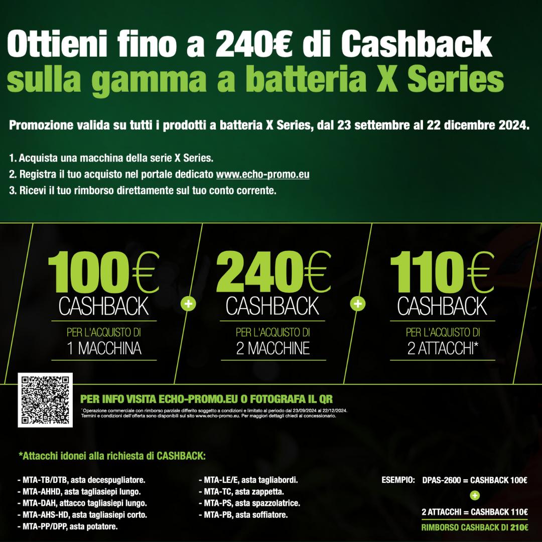 Cashback Echo X-SERIES — Cardelli S.r.l.