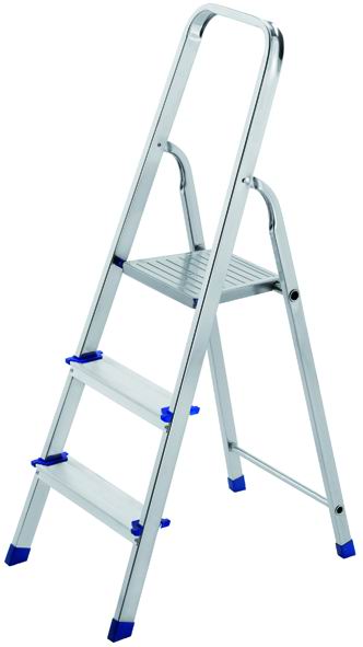 Scala Vigor Ercole in alluminio 3 gradini EN-131 portata kg.150 H cm ...